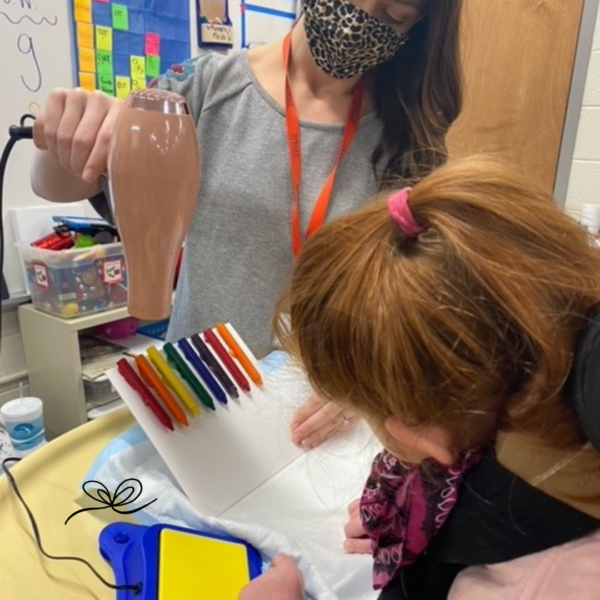 Switch-Adapted Rainbow Art Activity - Specially Gifted