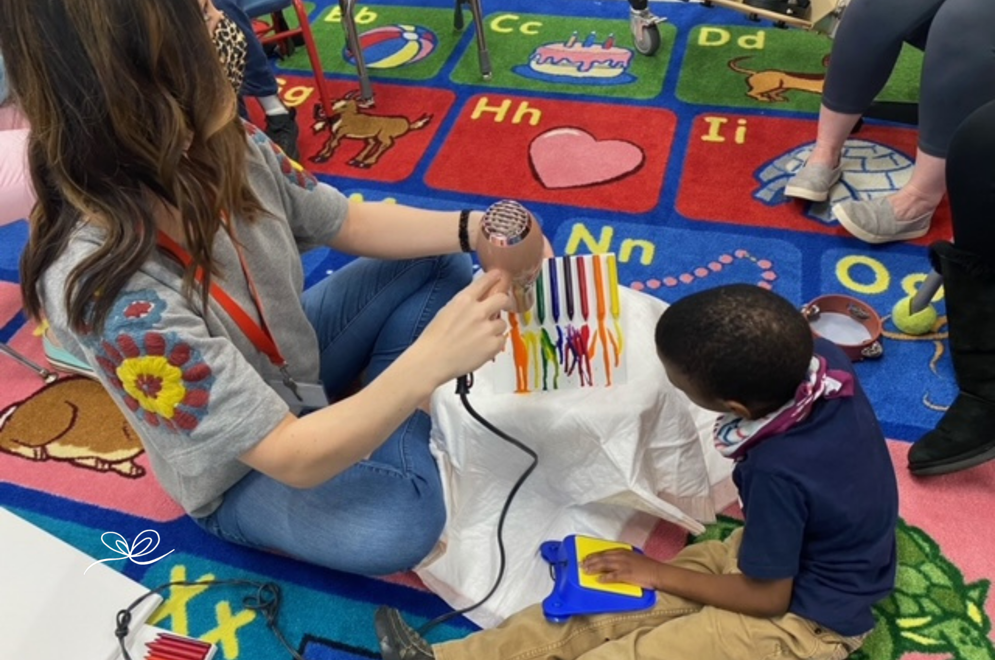 Switch-Adapted Rainbow Art Activity - Specially Gifted